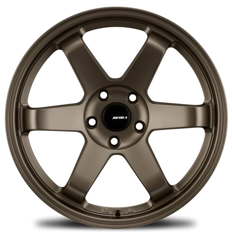 Avid 1 Wheels- AV6 18x8.5 5x100 +35 73.1 Matte Bronze – none